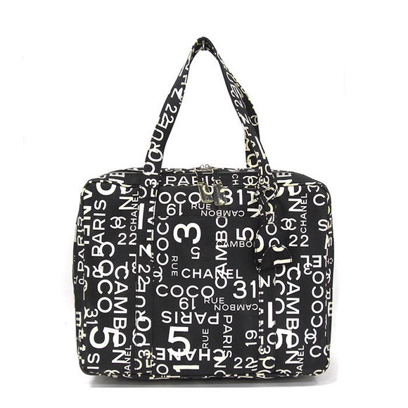 CHANEL | Bags | Chanel Bycy Line Travel Bag Shoulder Black | Poshmark